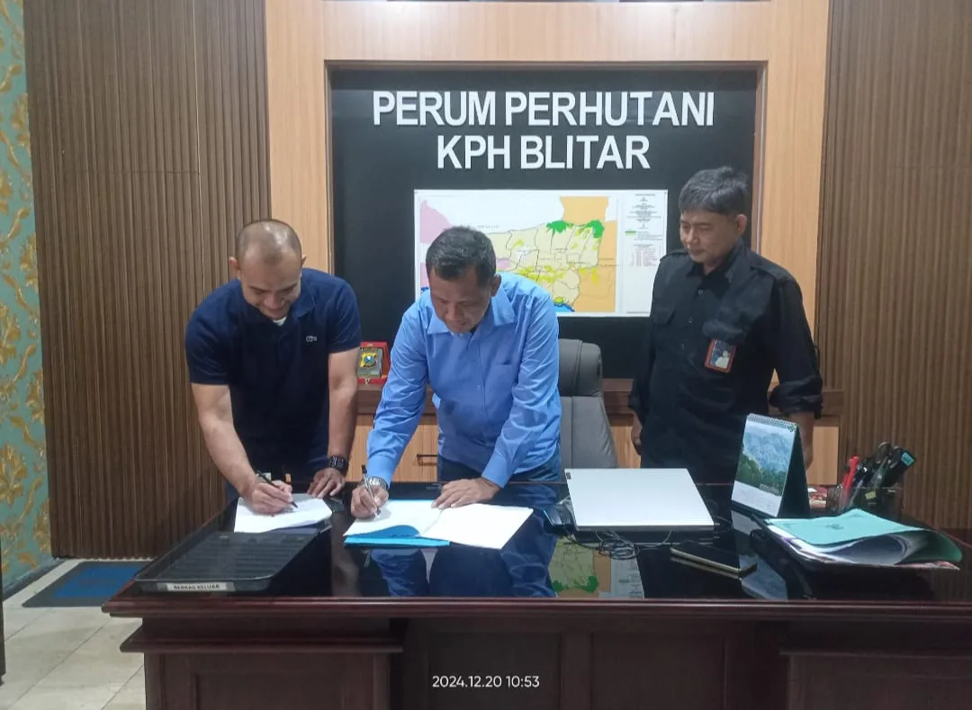 KKPH Blitar Teken PKS Pemanfaatan Kawasan Hutan Dengan PT Greenfields Indonesia — IndonesiaPos
