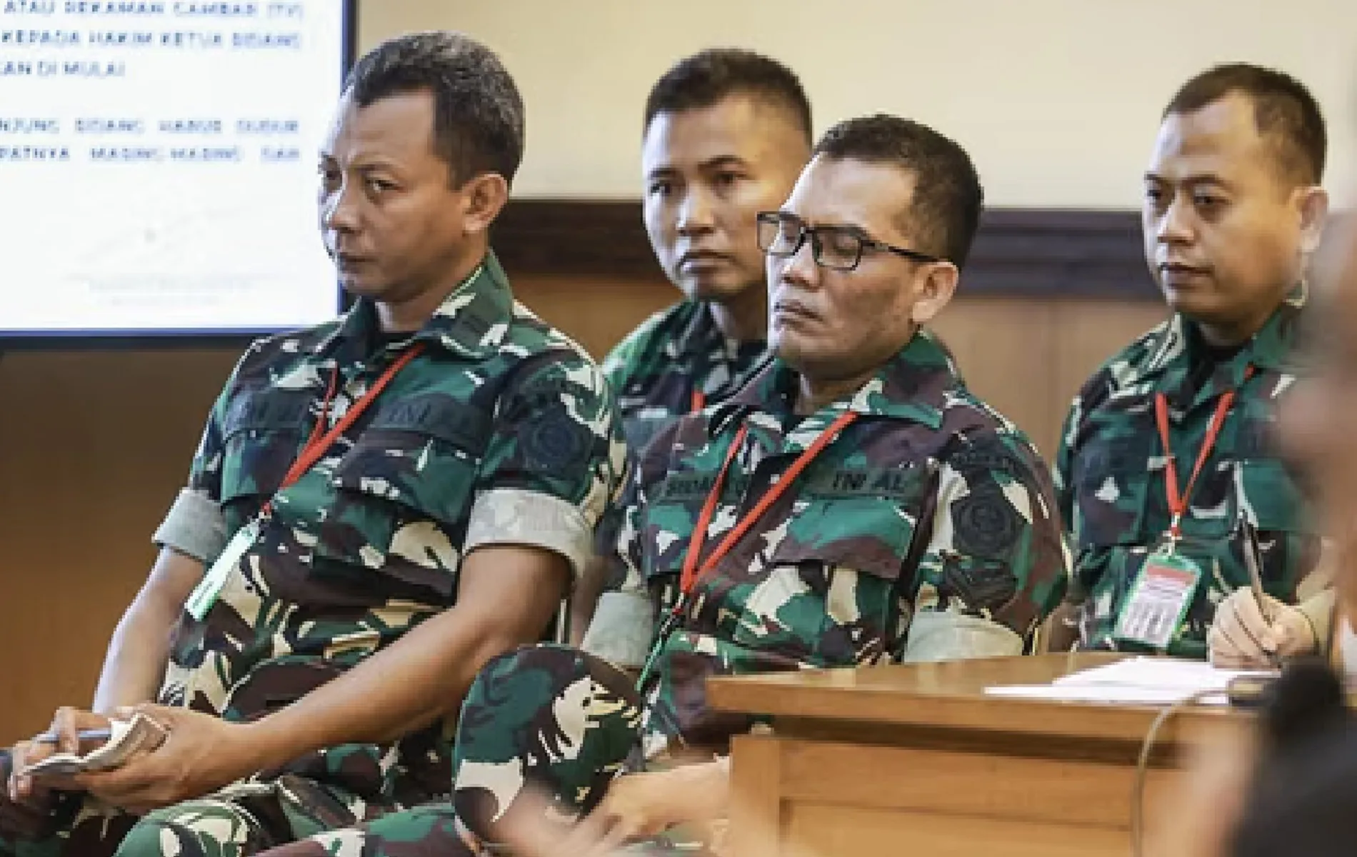 4 Anggota TNI Pelaku Penyiraman Air Keras Andrie Yunus Dituntut 2,5 ...